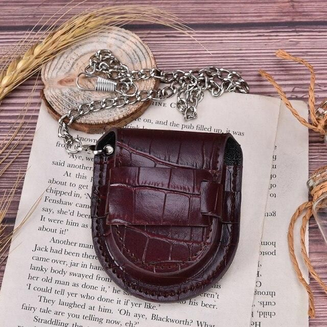 Pocket Watch Leather Case | Vintage Pocket Watch
