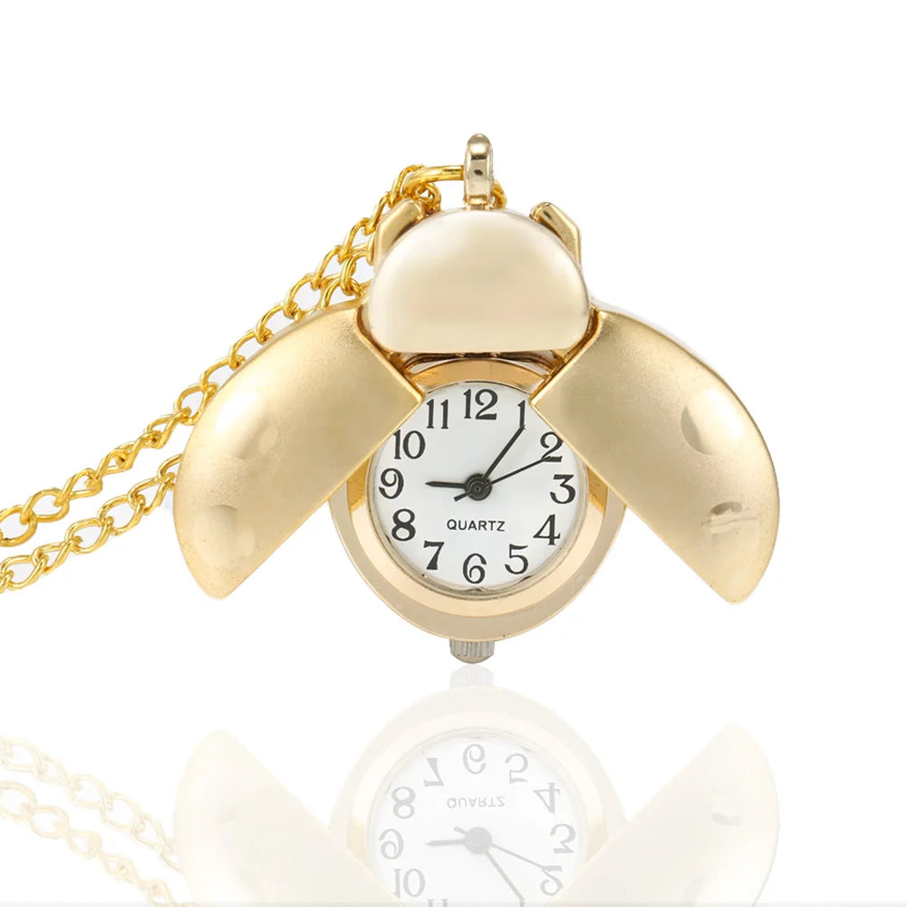 Gold Beetle Pocket Watch | Vintage Pocket Watch