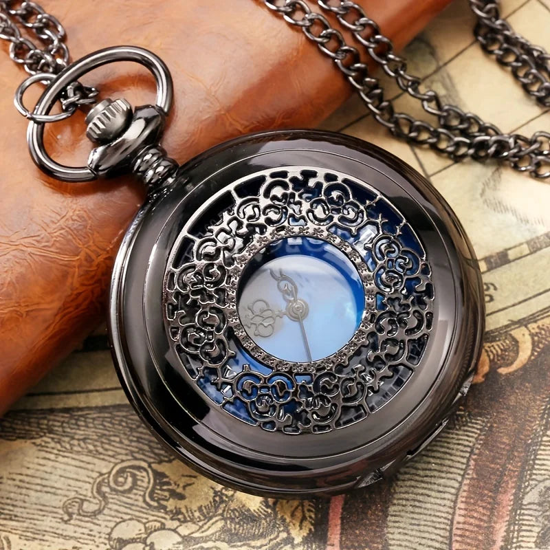 Starry Blue Pocket Watch | Vintage Pocket Watch