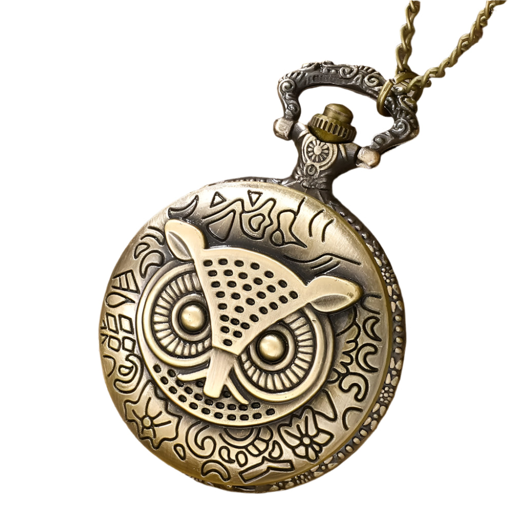 Nocturne Owl Watch | Vintage Pocket Watch