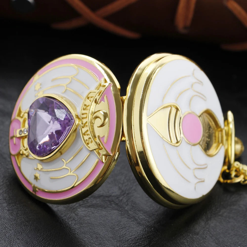 Purple Love Pocket Watch | Vintage Pocket Watch