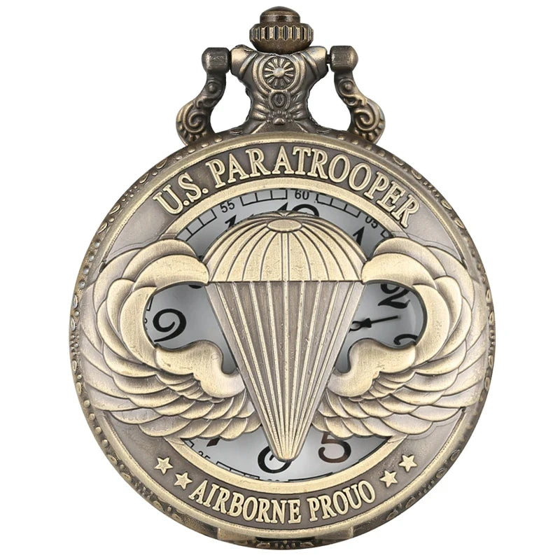 US Paratrooper Pocket Watch | Vintage Pocket Watch