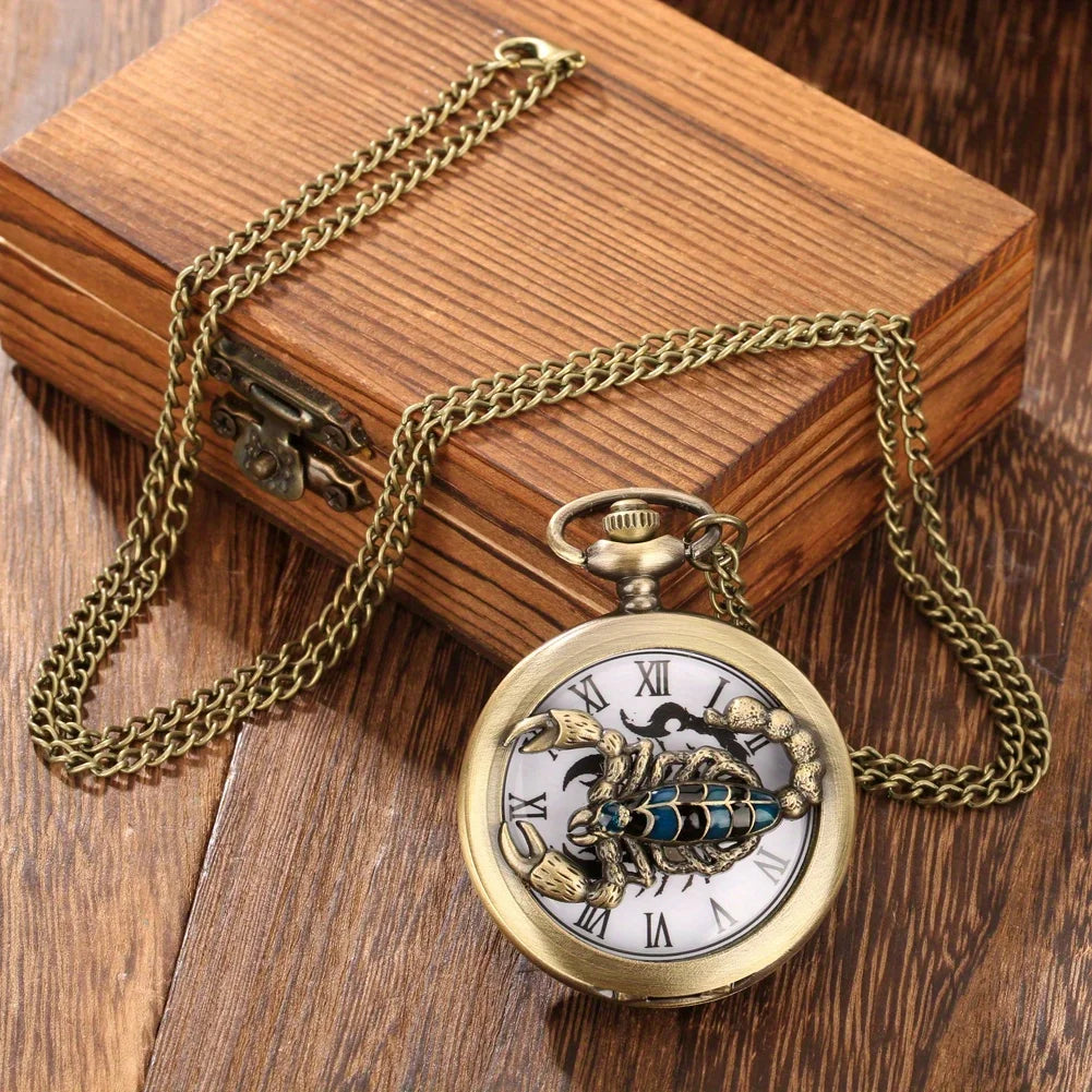 Scorpion Crest Watch | Vintage Pocket Watch