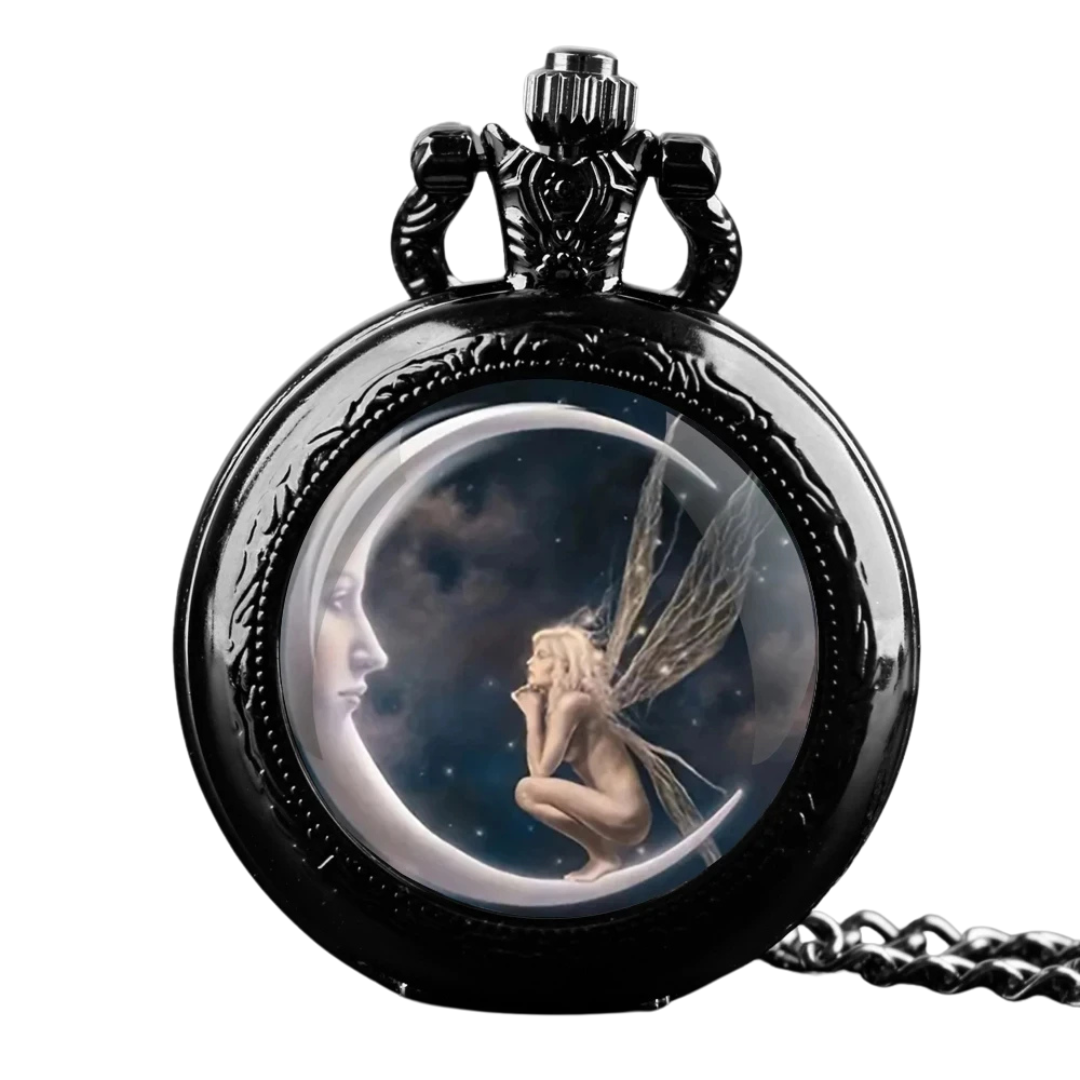 Angel Girl Pocket Watch | Vintage Pocket Watch