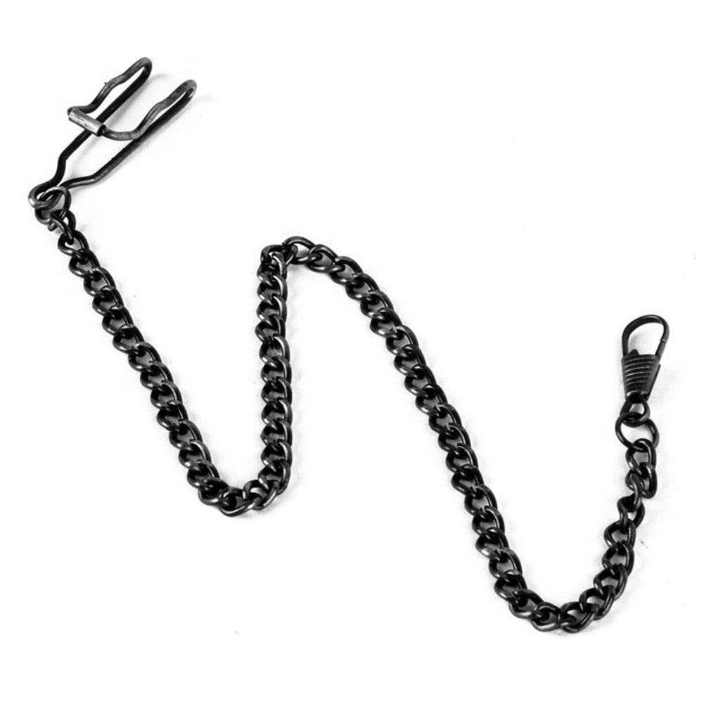 Black Antique Pocket Watch Chain | Vintage Pocket Watch