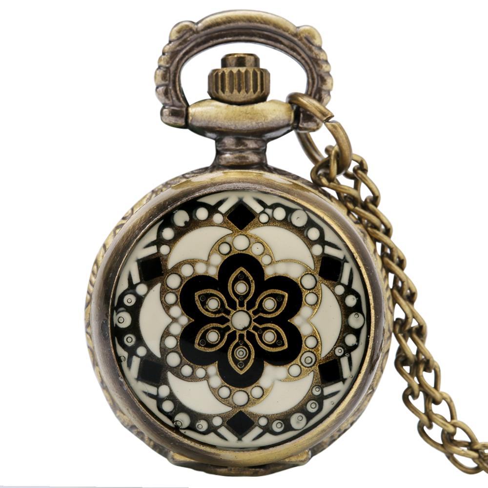 Flower Necklace Pocket Watch | Vintage Pocket Watch