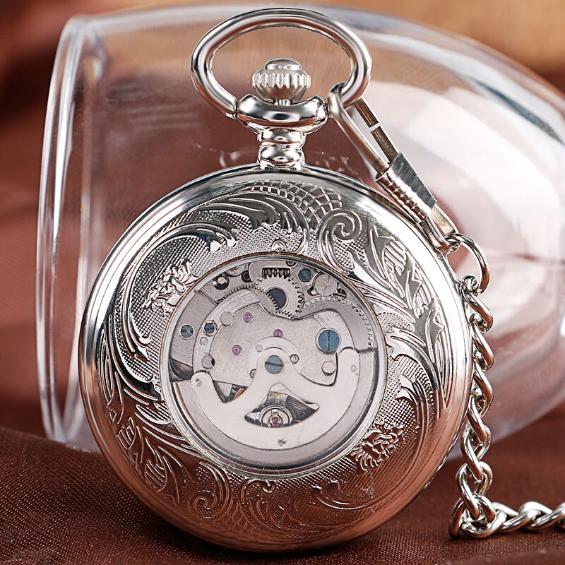 Mechanical Pocket Watch Sky Blue | Vintage Pocket Watch