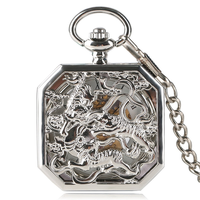 Mechanical Square Pocket Watch | Vintage Pocket Watch
