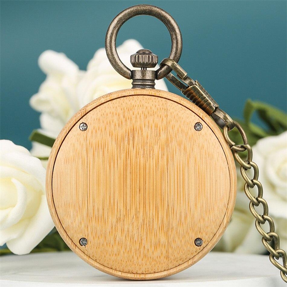 Wooden Pocket Watch Fish | Vintage Pocket Watch